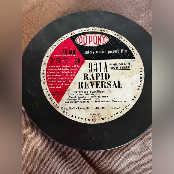 dupont | Accents | Vintage Dupont Film Reel Canister | Poshmark